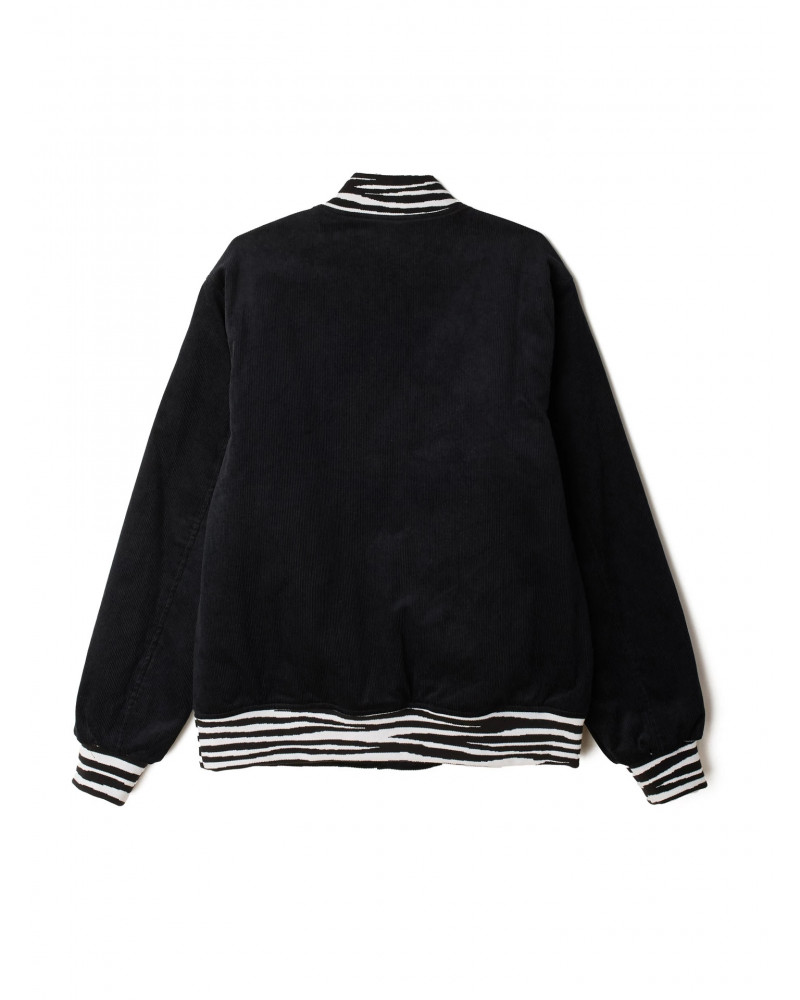 Obey Giacca Scotty Varsity Jacket Black | Negozio Obey Online Italia