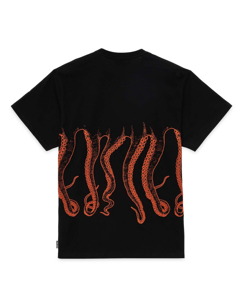 Octopus T-Shirt Outline Tee Black | Negozio Octopus