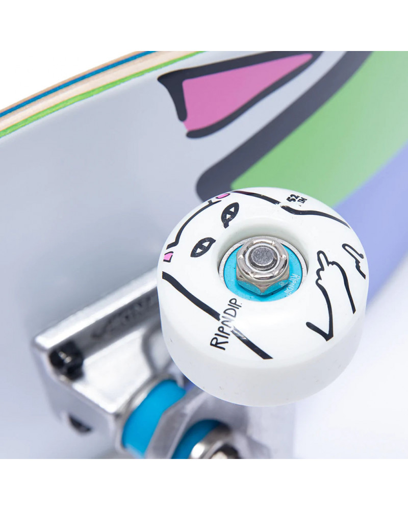 RIPNDIP Lord Nermal Complete Skateboard (Green / Blue) 8.25" | Skate Shop