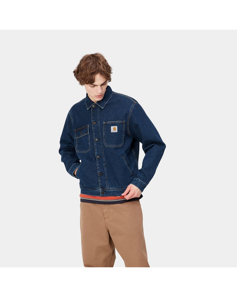 Carhartt Wip Saledo Jacket Blue Stone Washed
