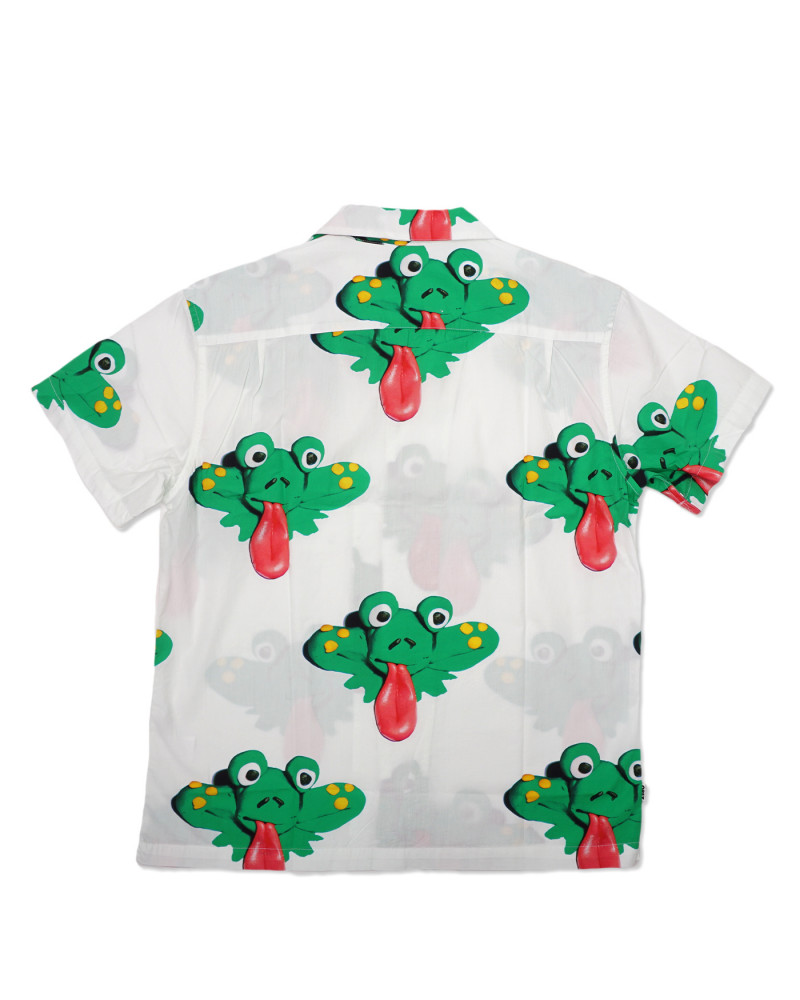 Obey Frogman Woven White Multi | Online Shop Obey Official